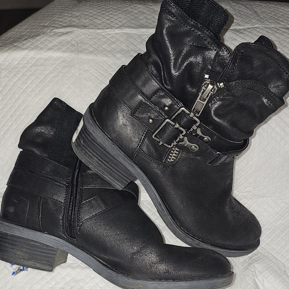 torrid | Shoes | Torrid Black Combat Moto Boots With Buckle Straps ...
